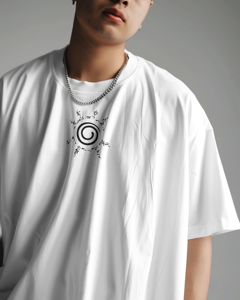 Buy Men's Naruto Shippuden Character Oversized T-Shirt Online at Faltooos