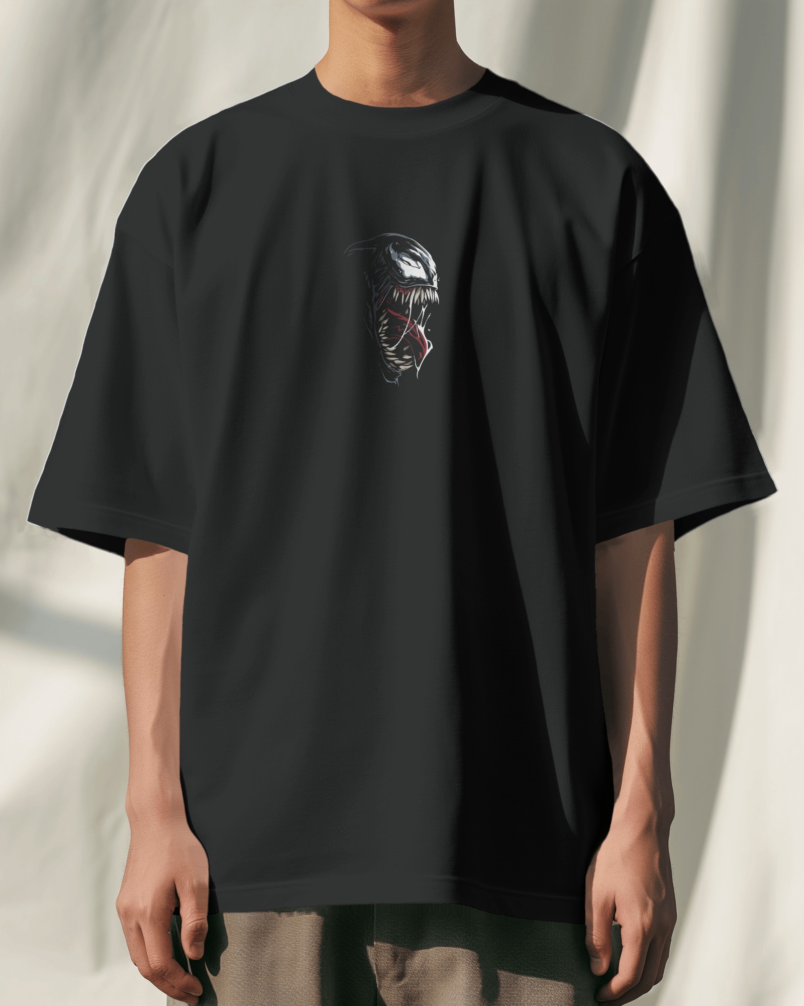 Buy Men's Venom Graphic Oversized T Shirt Online at Faltooos